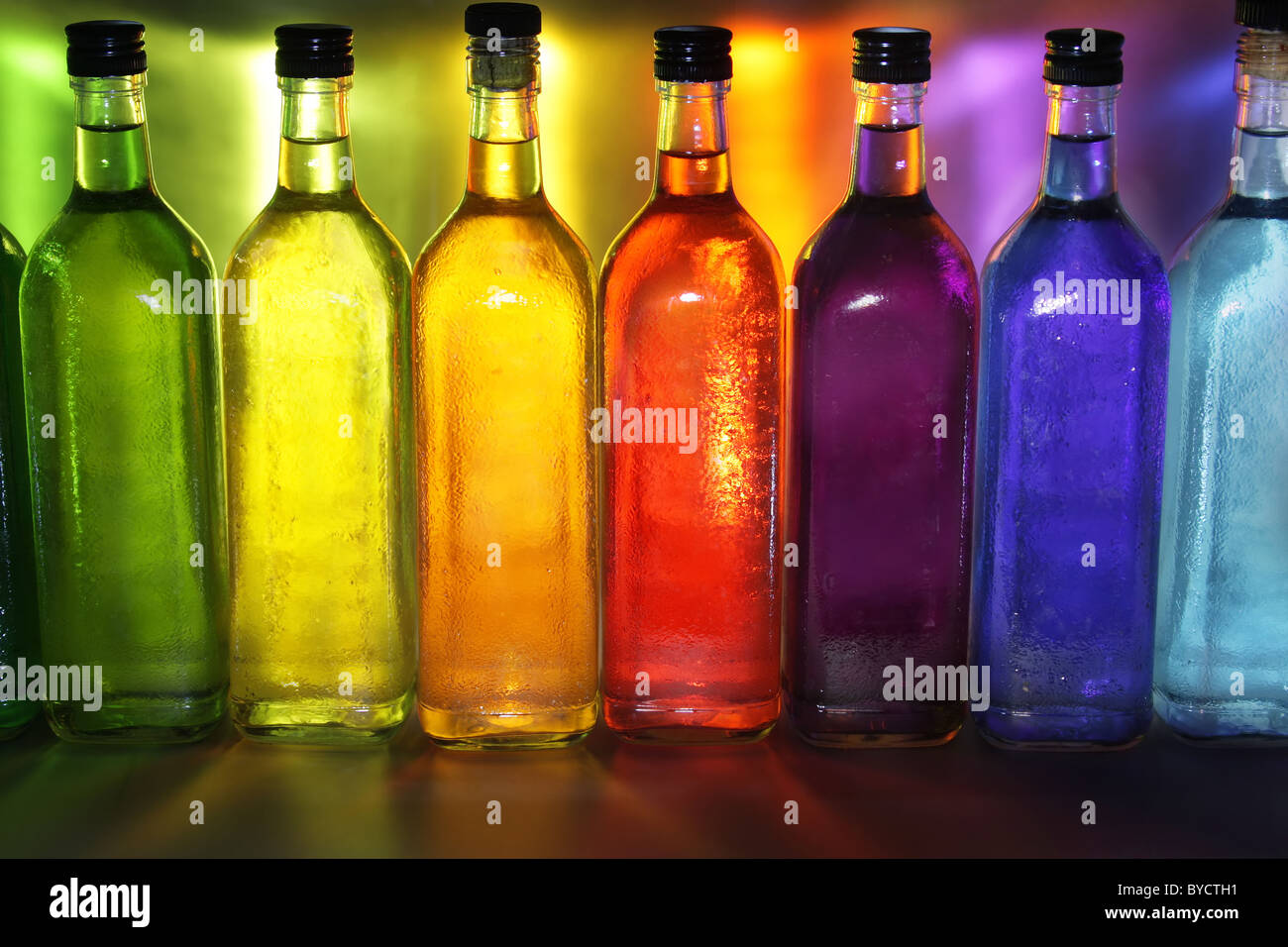 Colourful vodka bottles hi-res stock photography and images - Alamy