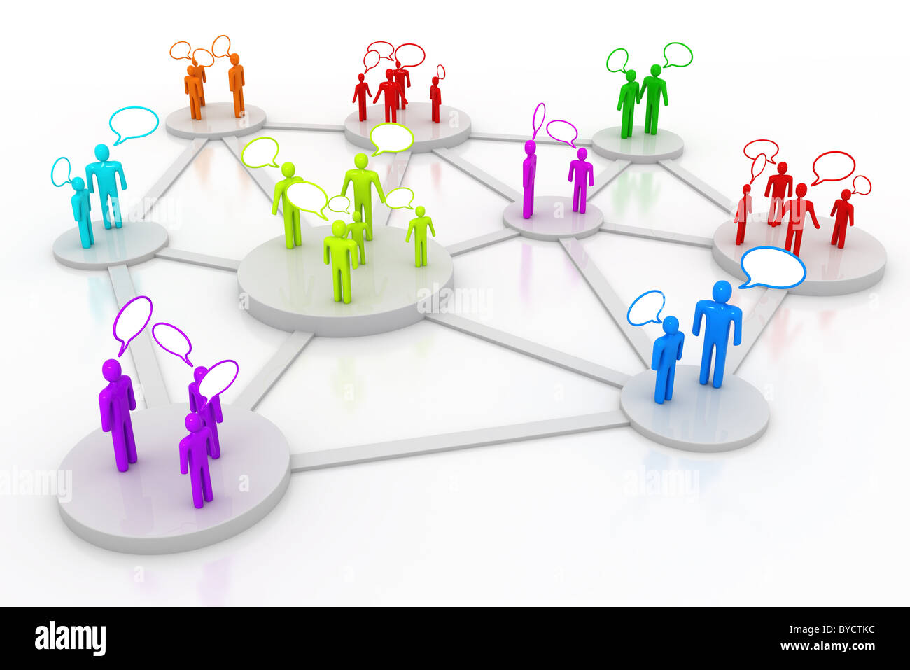 3d people talking hi-res stock photography and images - Alamy