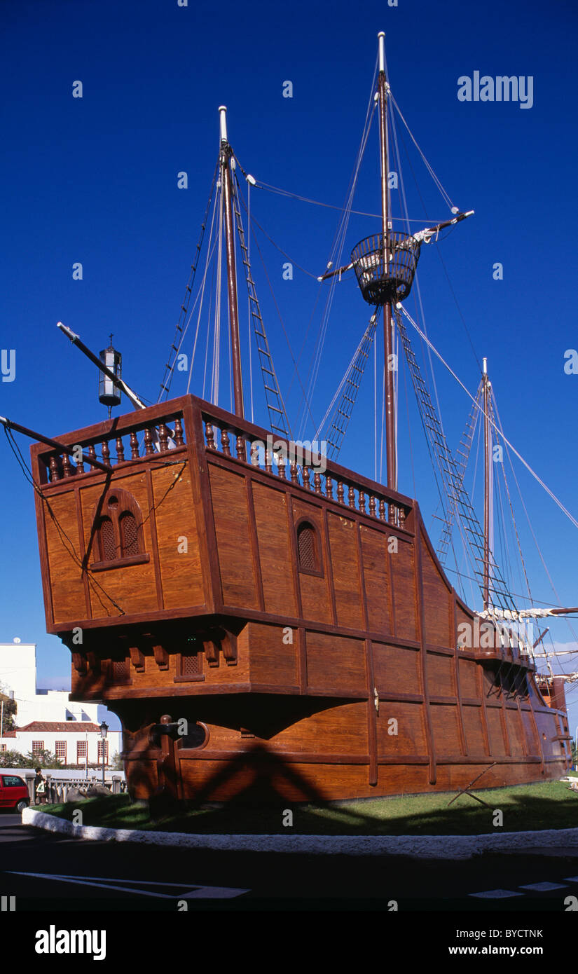 Ship of Columbus S.Maria in Museo Navale, Santa Cruz, La Palma, Canary ...