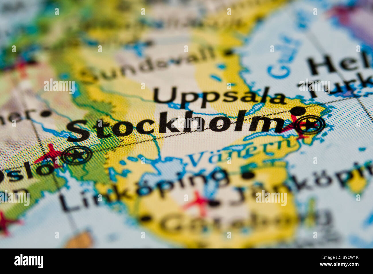 Map of stockholm hi-res stock photography and images - Alamy
