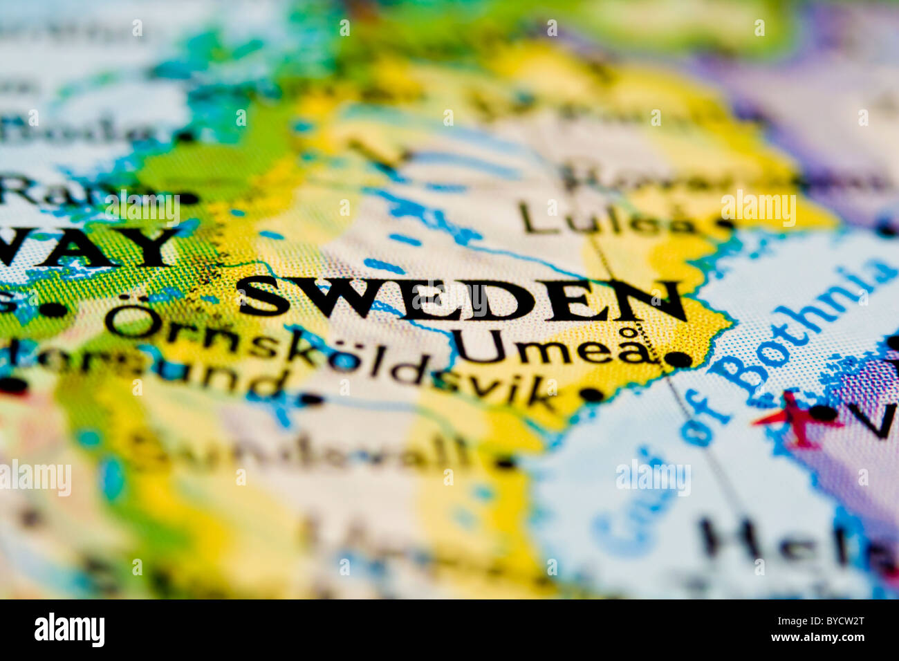 Map sweden location on hi-res stock photography and images - Alamy