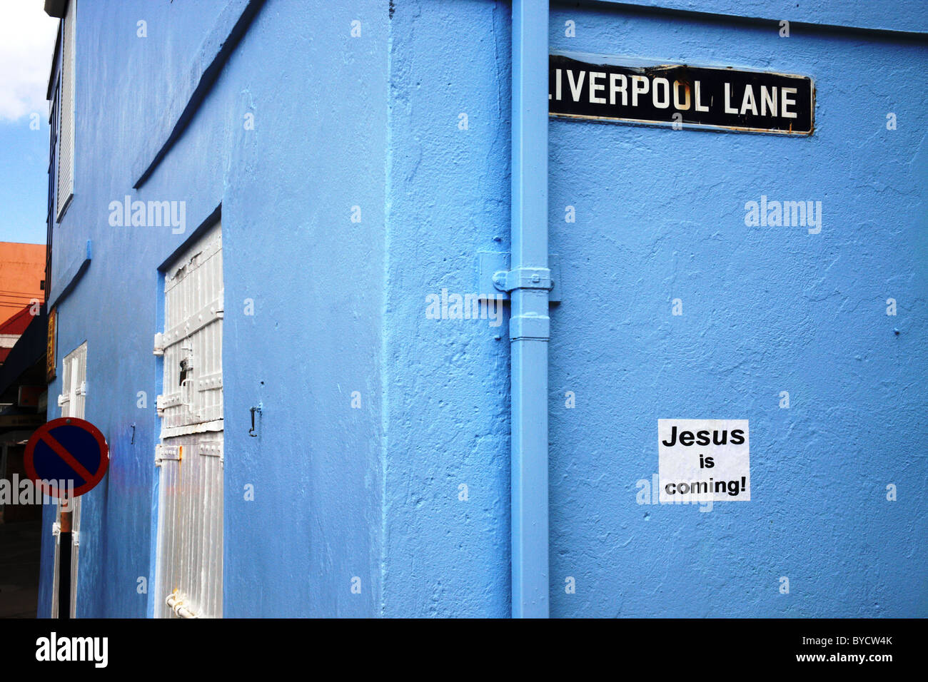 Jesus street sign hi-res stock photography and images - Alamy
