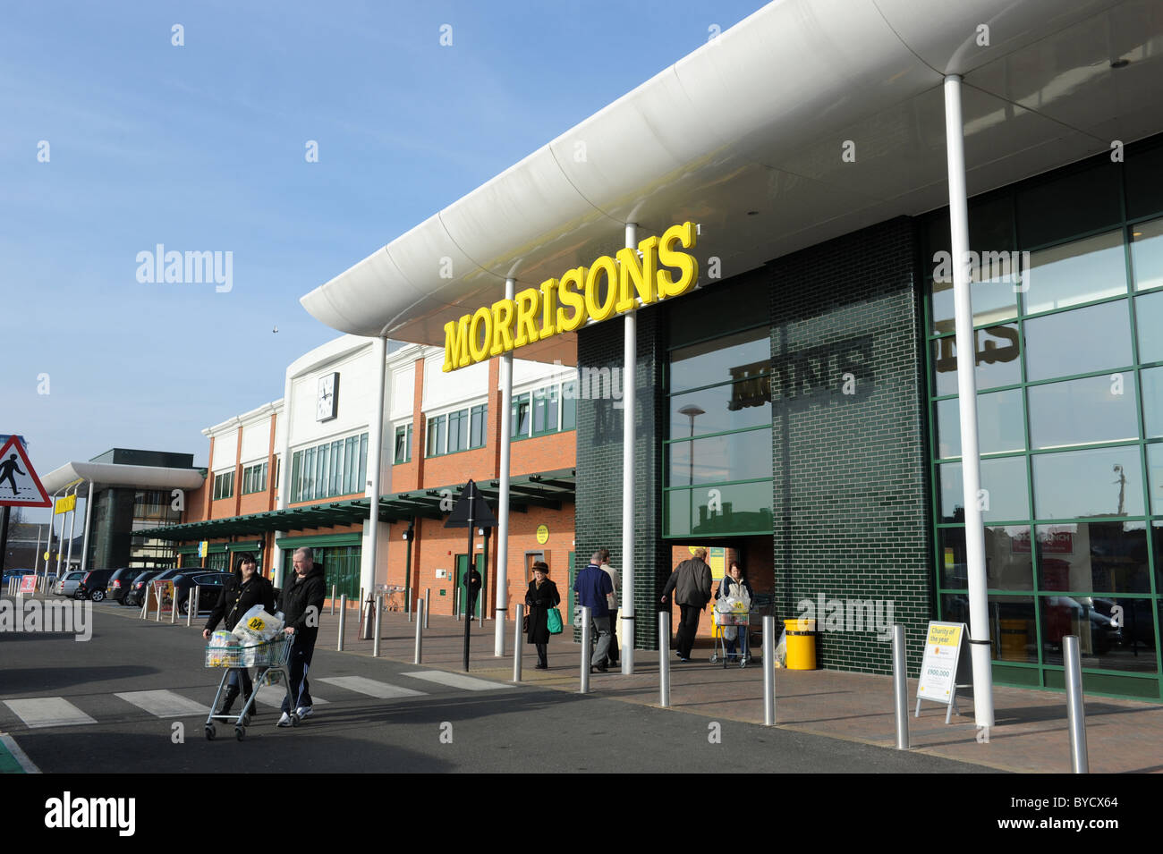 Willenhall in the West Midlands England Uk Morrisons supermarket Stock ...