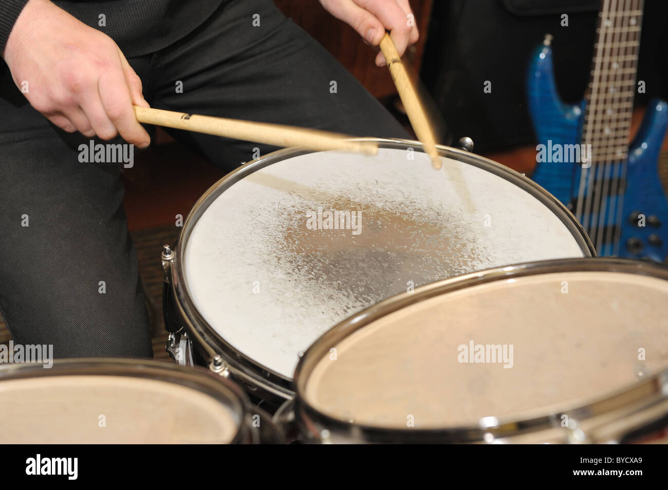 Drummer In Action High Resolution Stock Photography and Images - Alamy