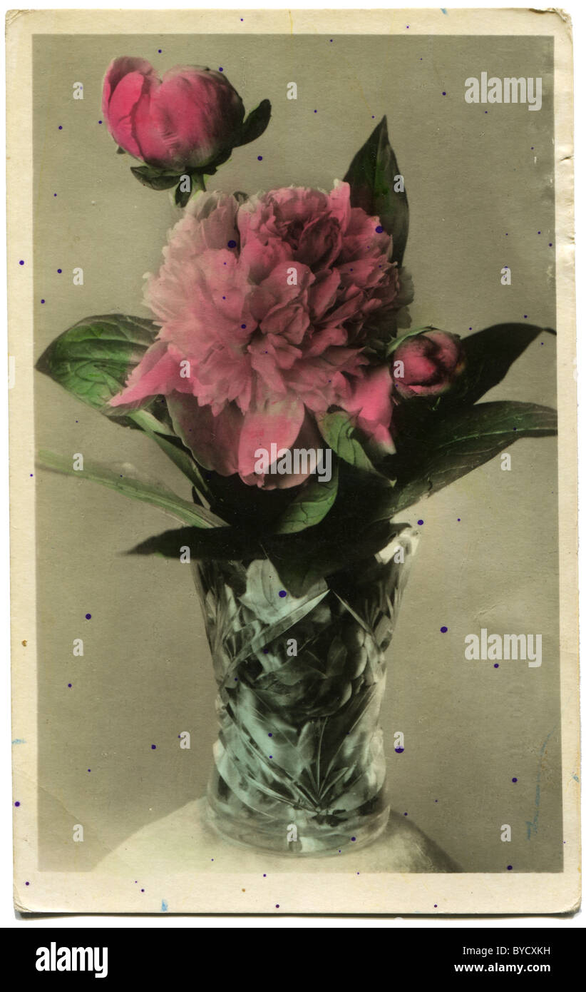Hand painted postcard hi-res stock photography and images - Alamy