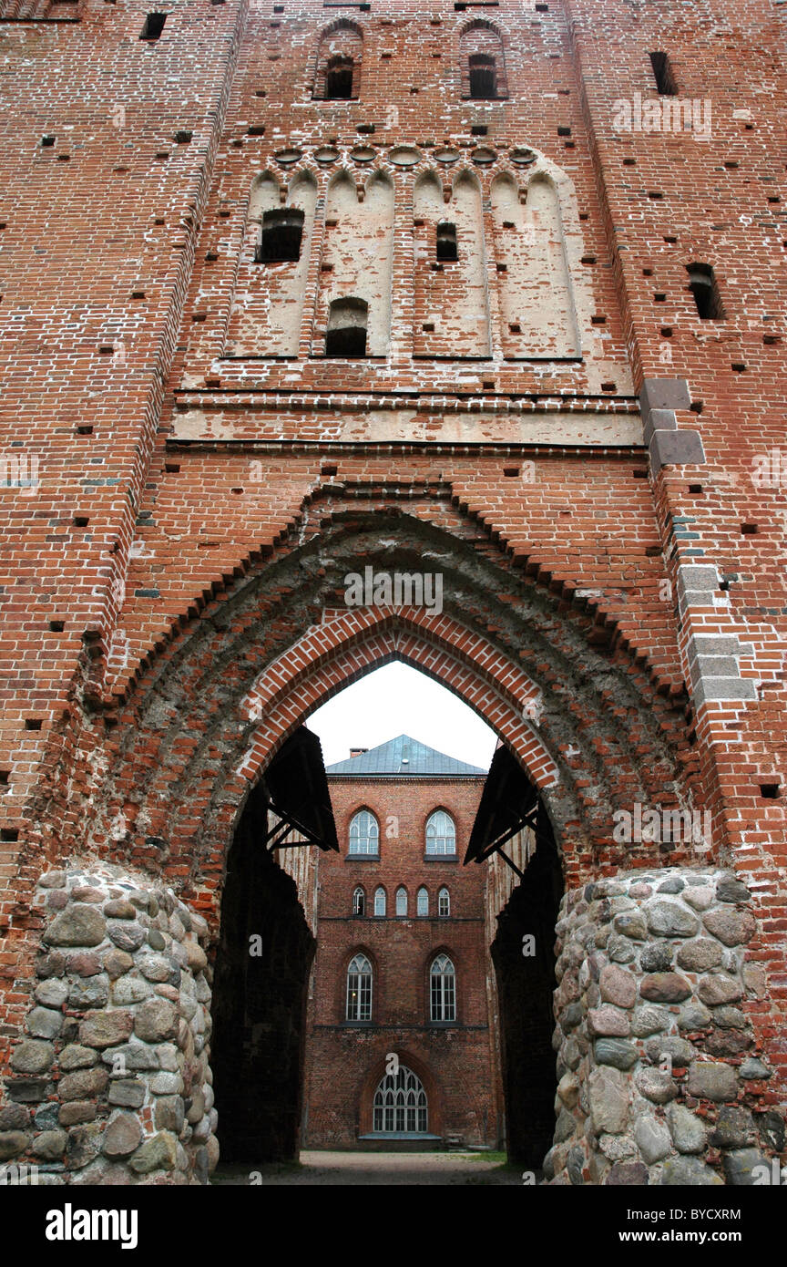 ancient church ruins in Tartu, Estonia Stock Photo - Alamy