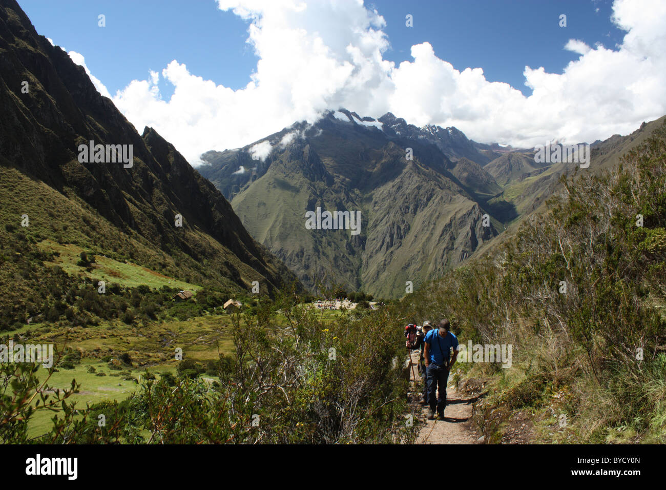 Andes Mountains by the Inca Trail Stock Photo - Alamy