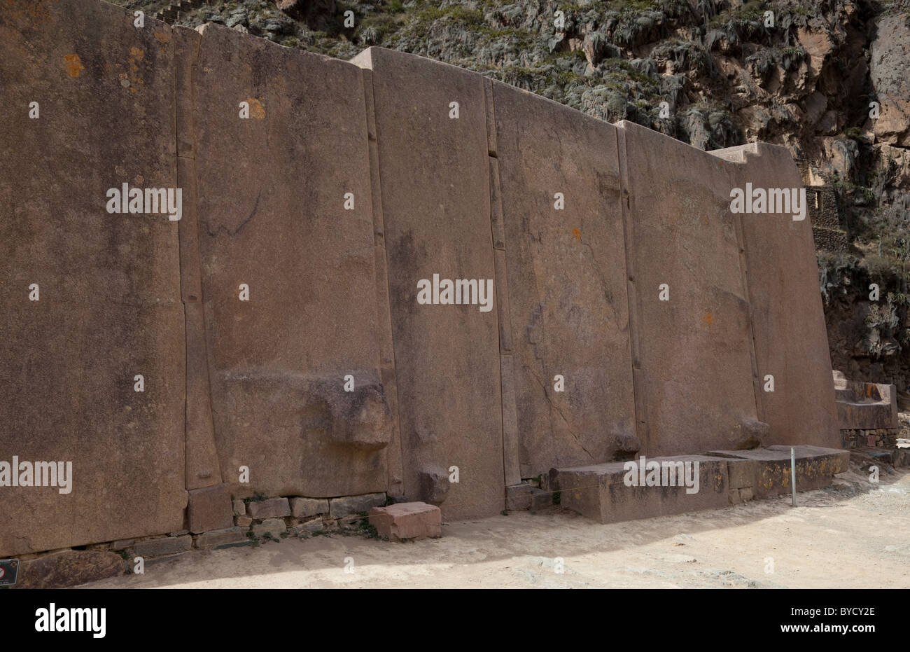 Incan stone work at Ollantaytambo, Peru, South America Stock Photo - Alamy