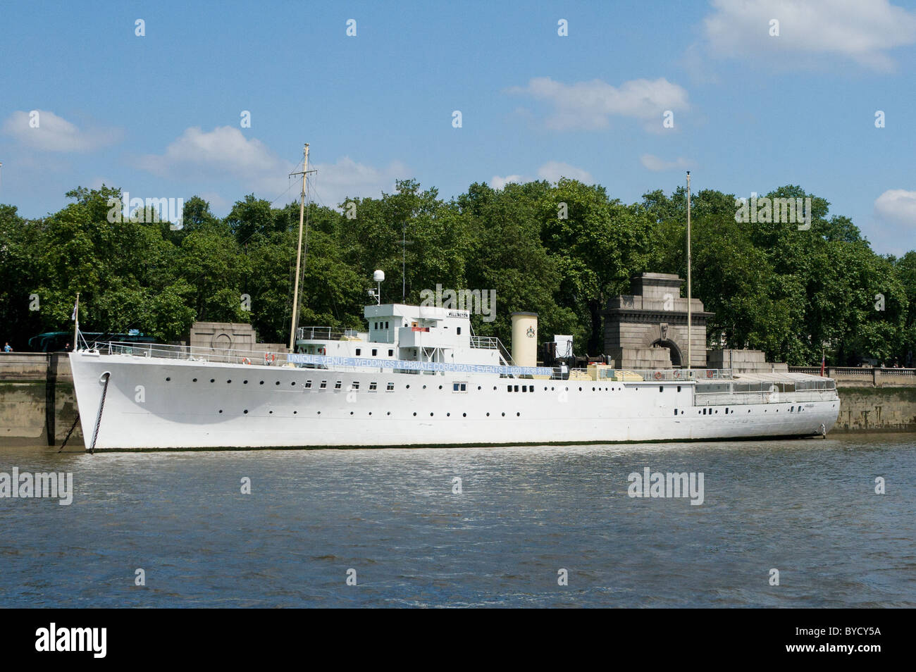 The Wellington Thames Embankment London Stock Photo - Alamy