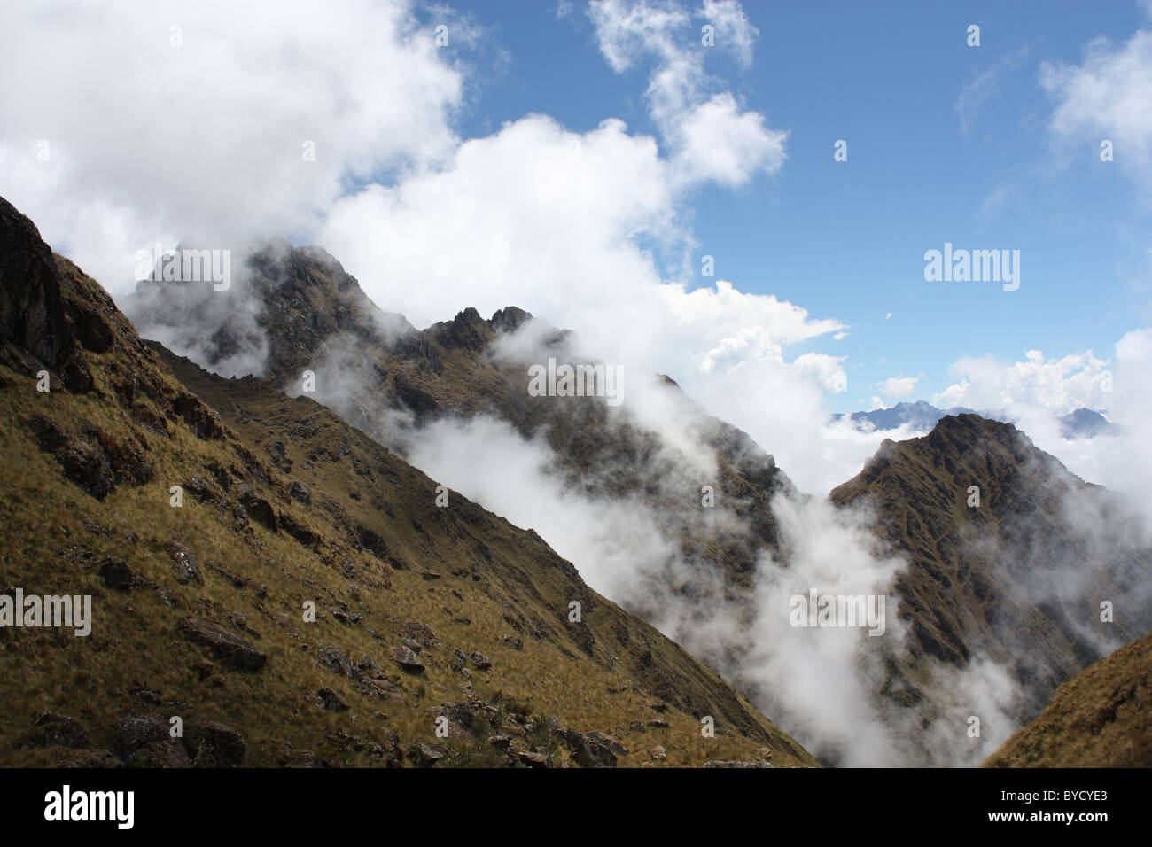 Andes Mountains in Peru Stock Photo - Alamy