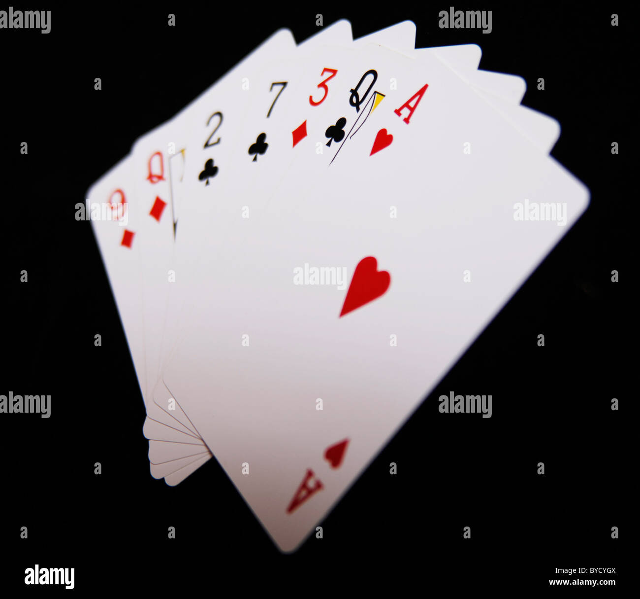 Dealt hand hi-res stock photography and images - Alamy