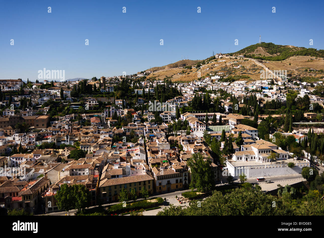 City of granada view hi-res stock photography and images - Alamy