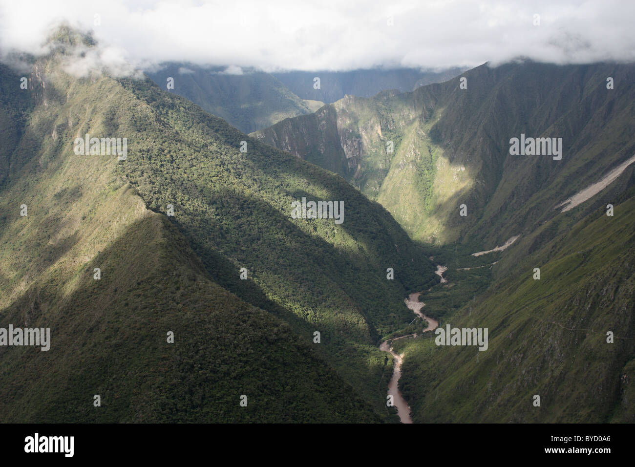 Urubamba River Valley near Machu Picchu Stock Photo - Alamy