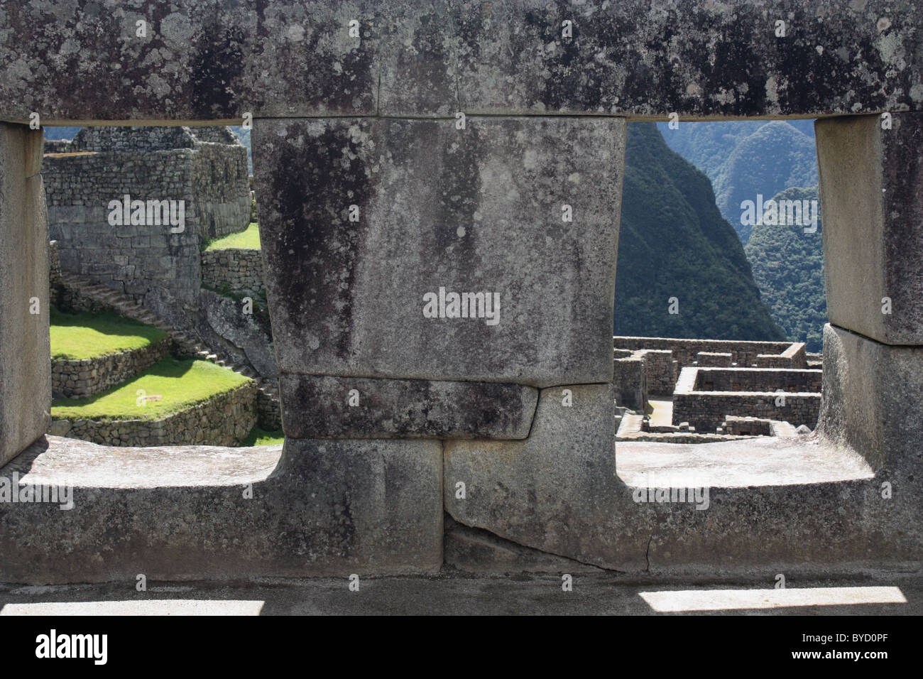 Windows at Machu Picchu Stock Photo - Alamy