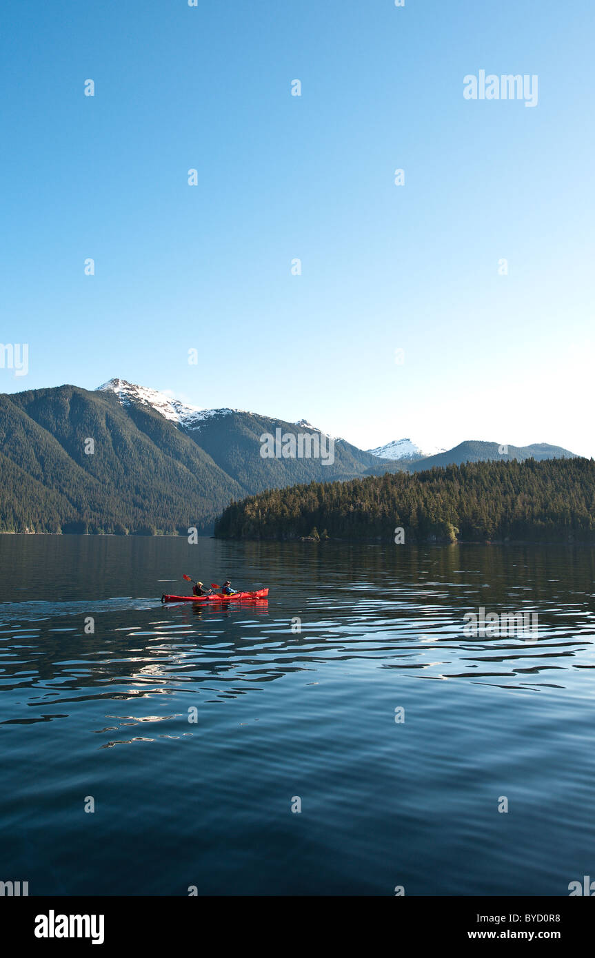 Alaska. Kayaking in Windham Bay in the Chuck River Wilderness Area ...
