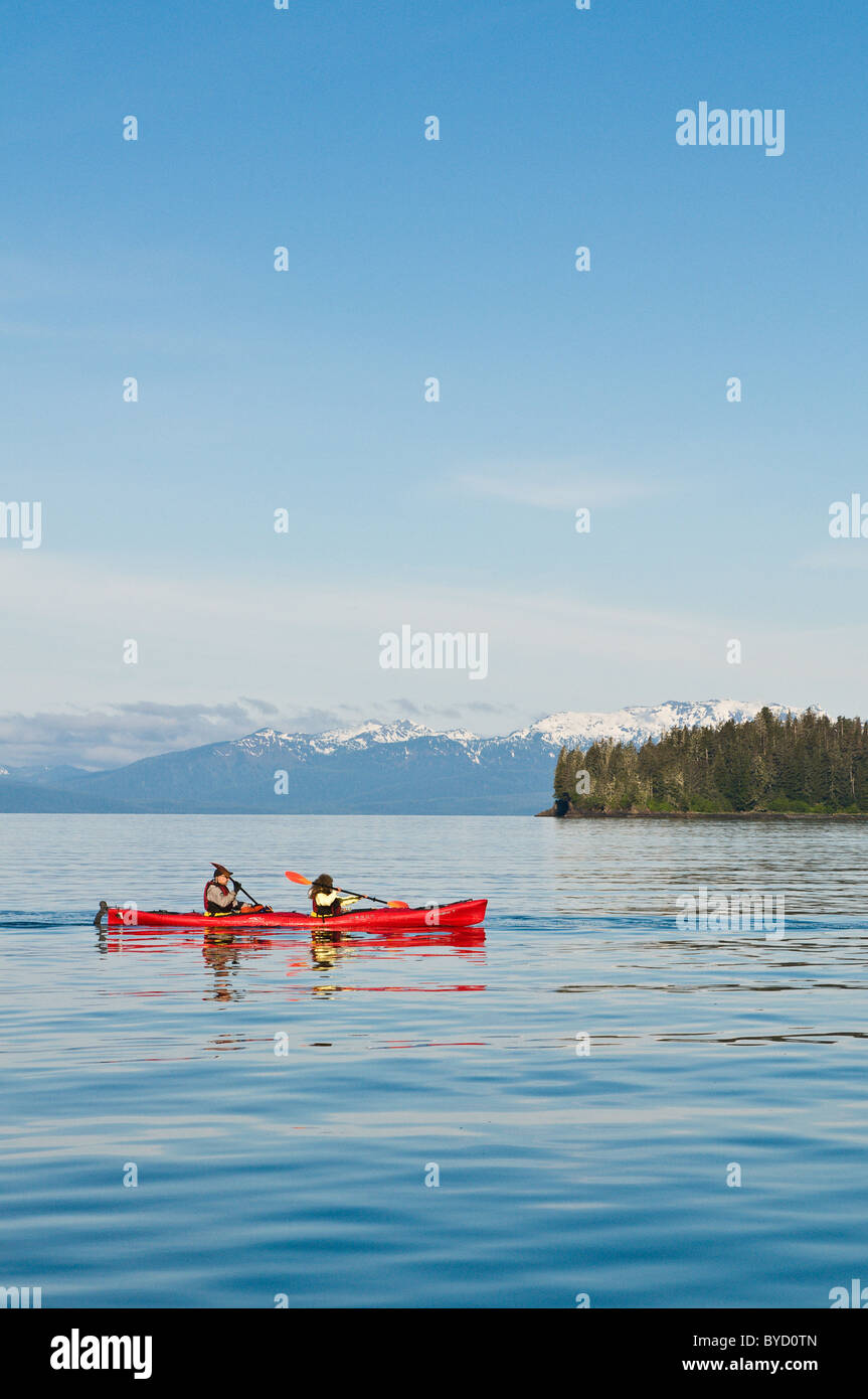 Alaska. Kayaking in Windham Bay in the Chuck River Wilderness Area ...