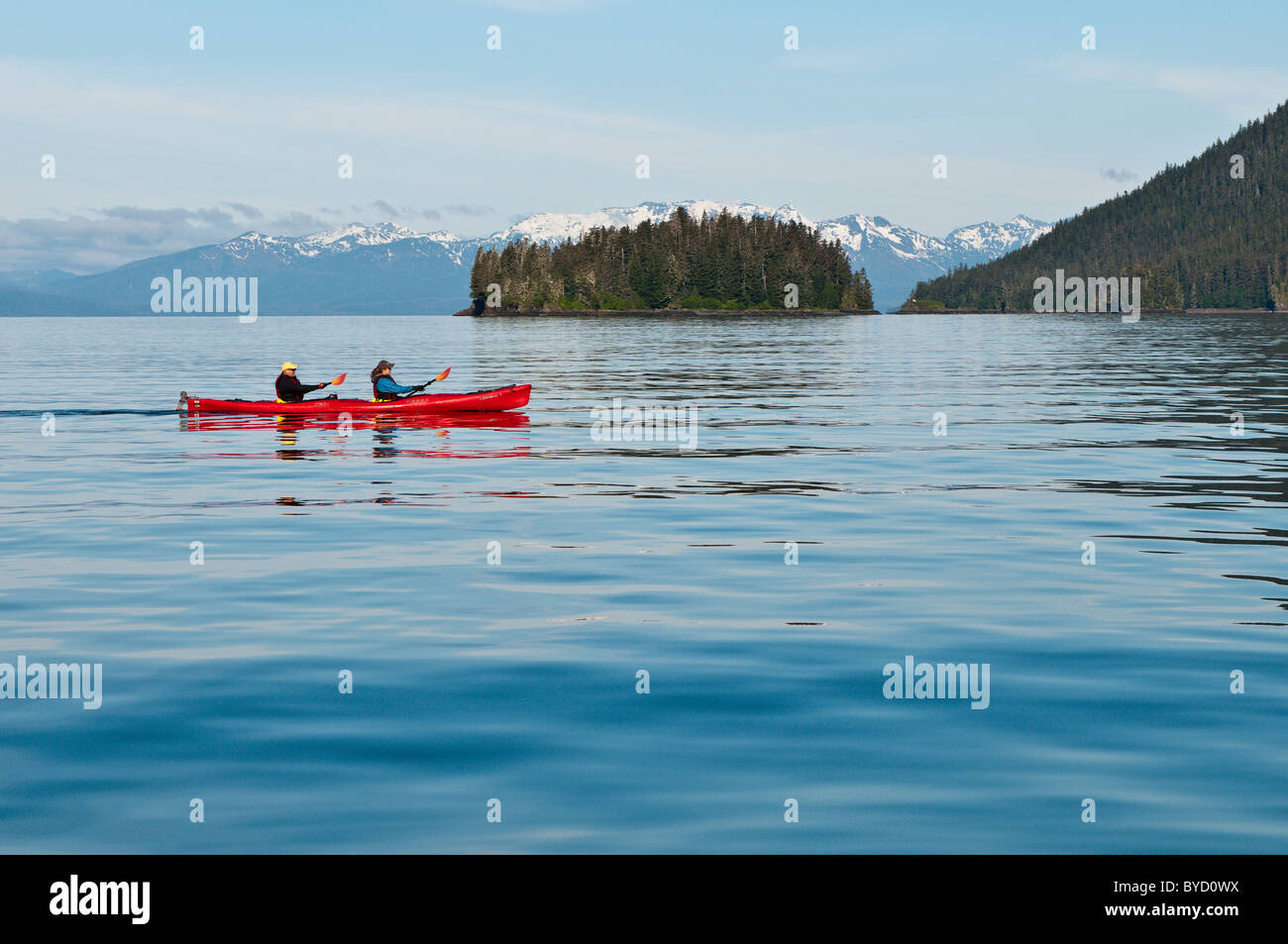 Alaska. Kayaking in Windham Bay in the Chuck River Wilderness Area ...