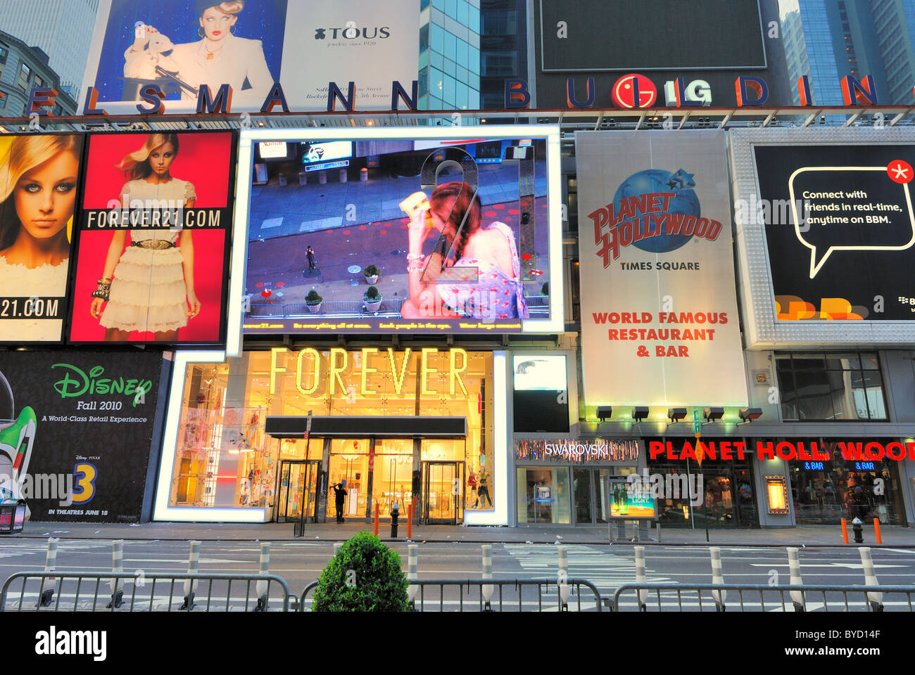 Famous Times Square New York City. June 27, 2010 Stock Photo - Alamy