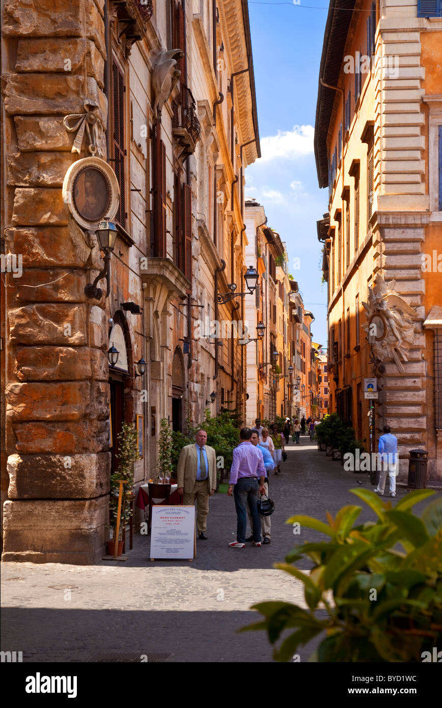 Street scene near Piazza Navona, Rome Lazio Italy Stock Photo - Alamy
