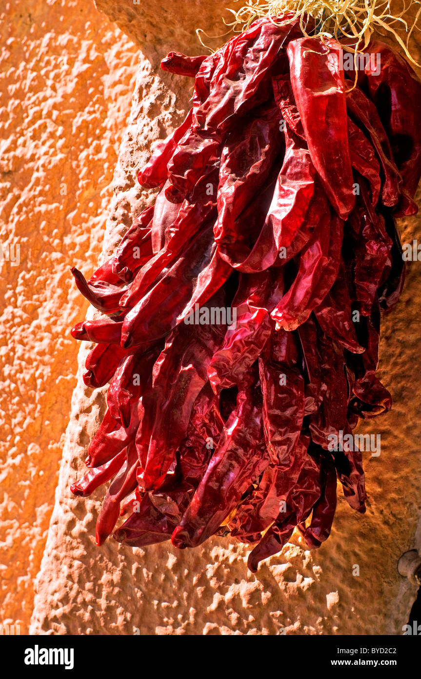 Chile ristras hi-res stock photography and images - Alamy