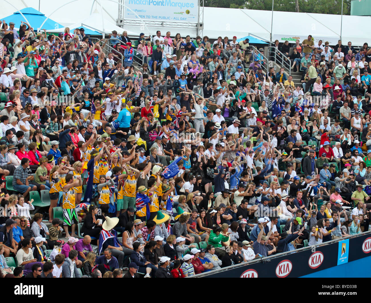 Australian open tennis crowd hi-res stock photography and images - Alamy