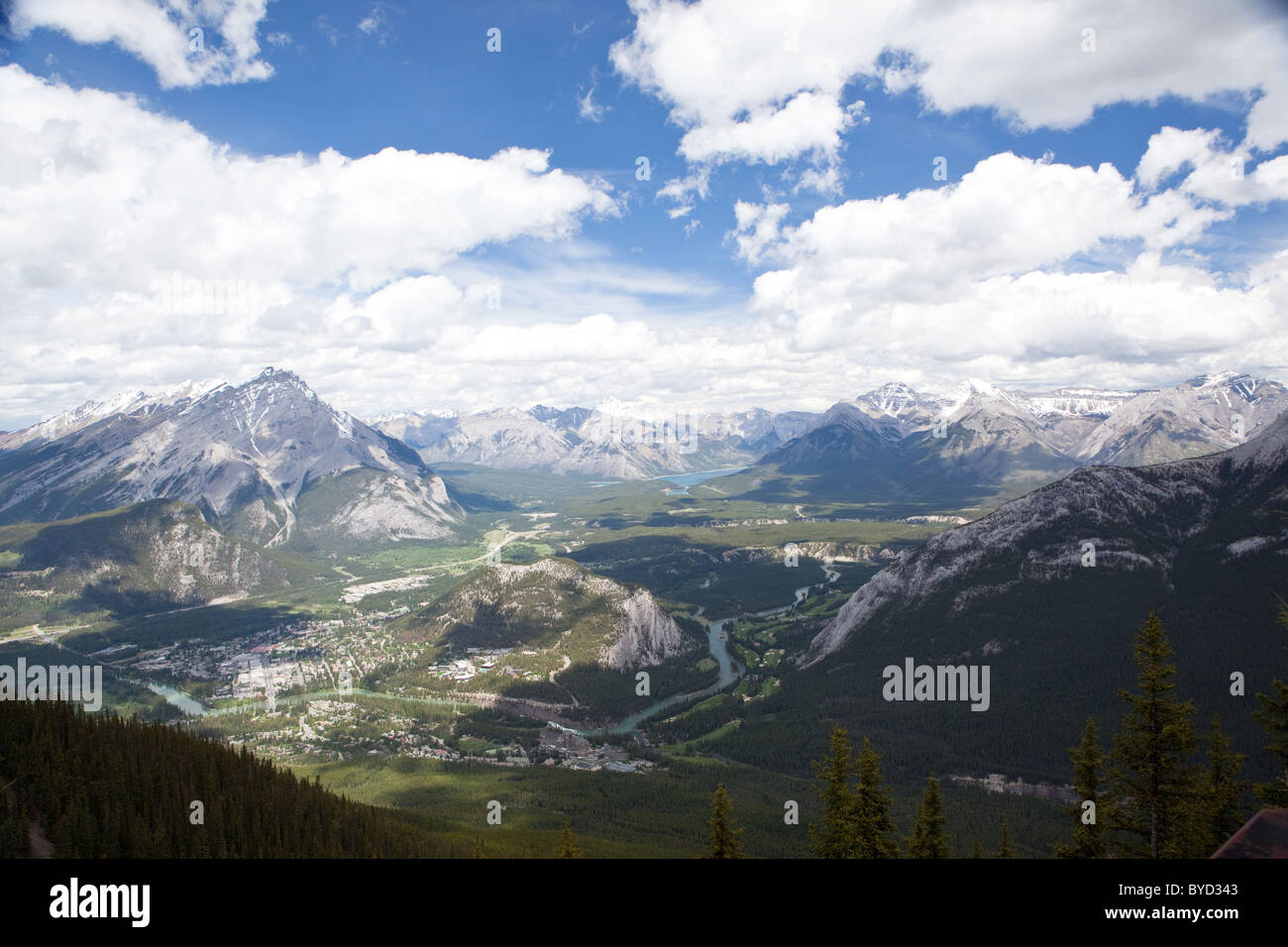Banff town aerial hi-res stock photography and images - Alamy