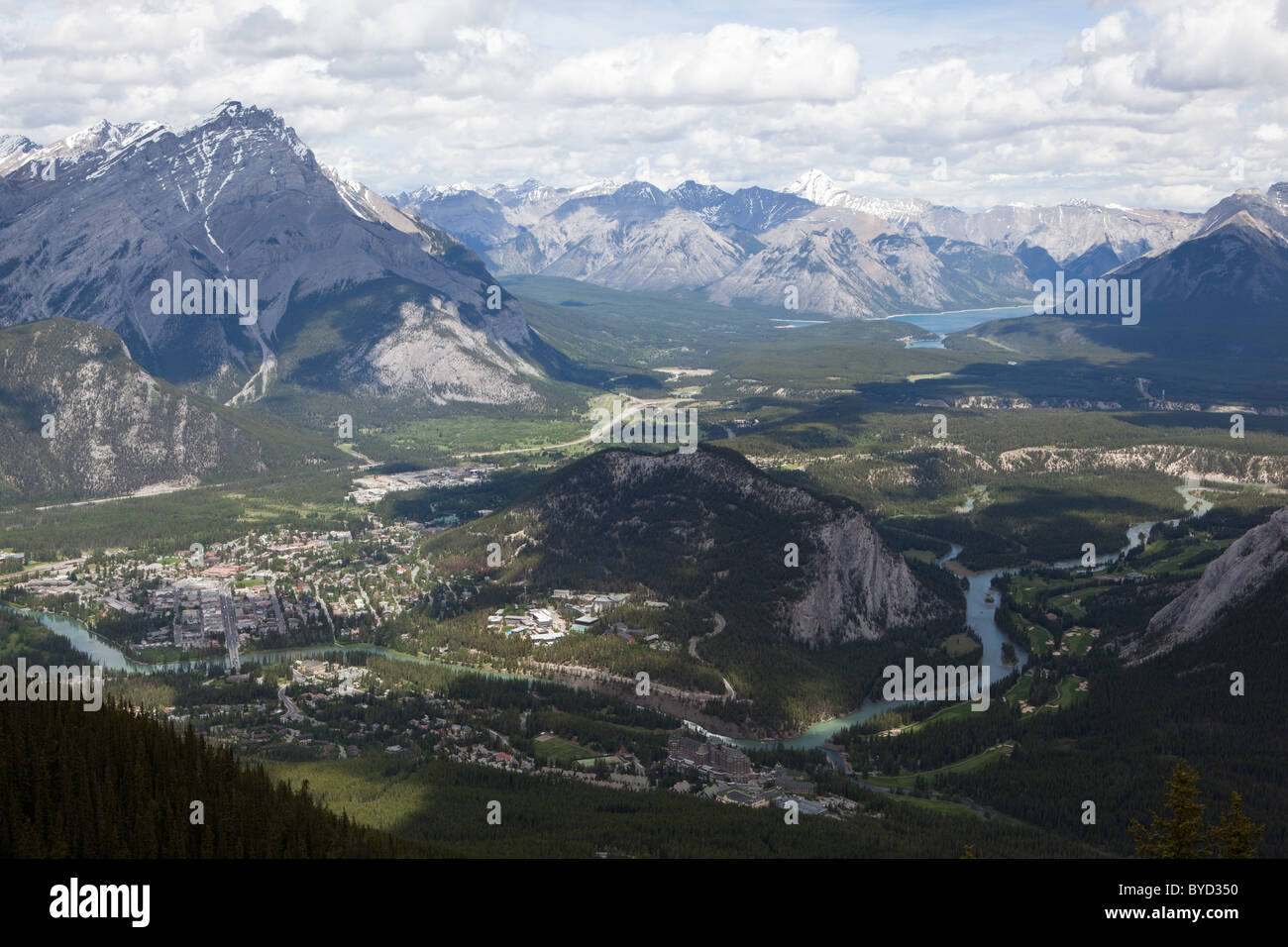 Banff town aerial hi-res stock photography and images - Alamy