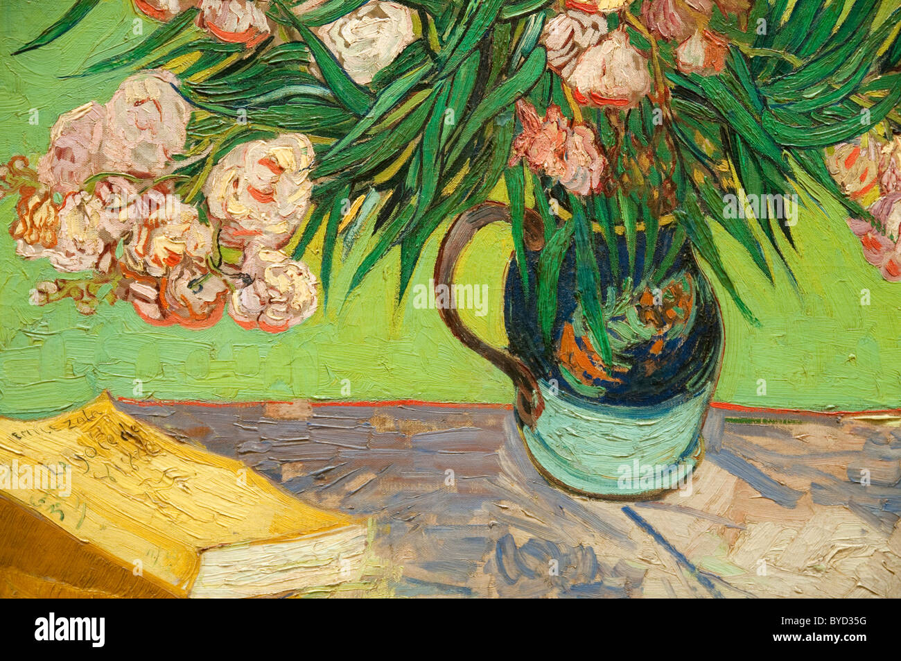 Detail: Oleanders, 1888, by Vincent van Gogh Stock Photo - Alamy