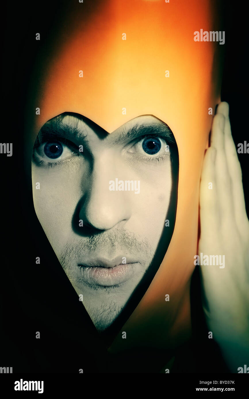 Peep hole man hi-res stock photography and images - Alamy