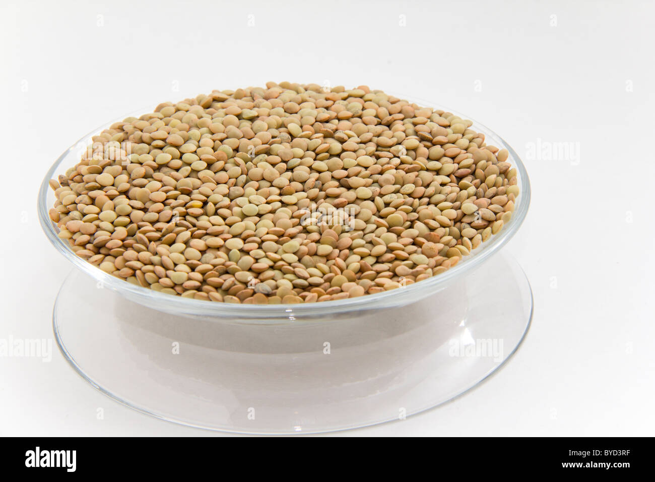 Green split peas on a clear plate with with background Stock Photo - Alamy