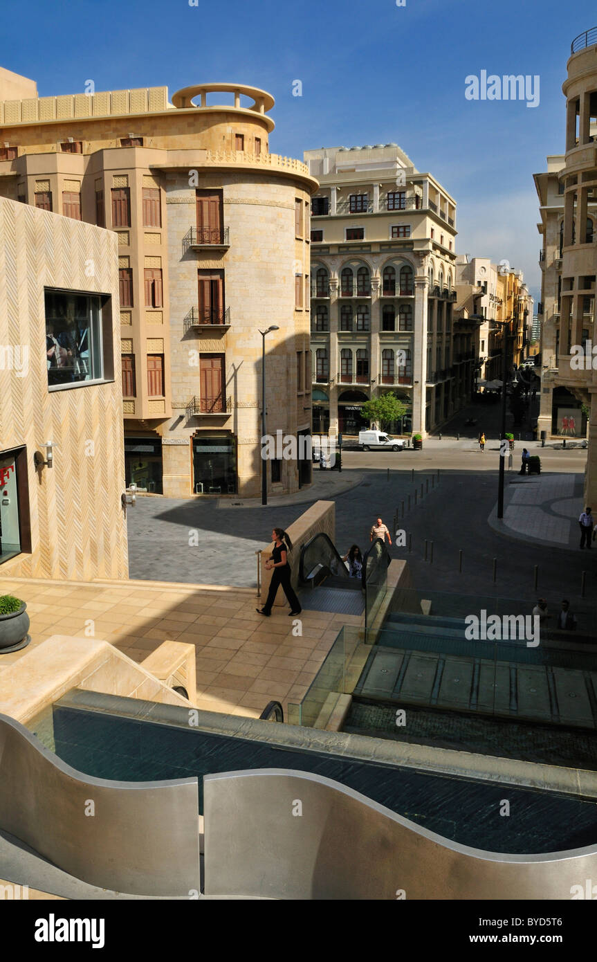 Buildings in the historic center of Beirut, Beyrouth, Lebanon, Middle ...