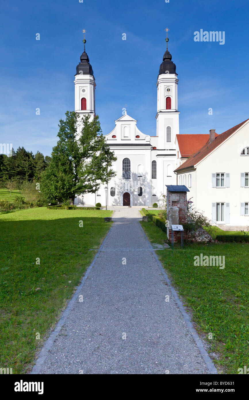 Irsee Abbey, a Benedictine monastery in Irsee, Diocese of Augsburg ...