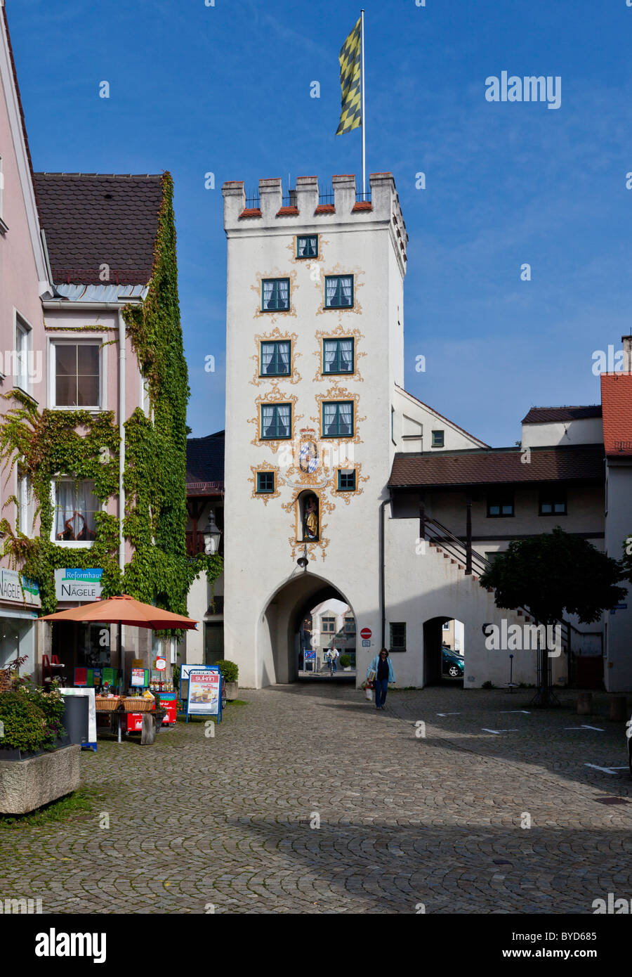 City gate mindelheim hi-res stock photography and images - Alamy