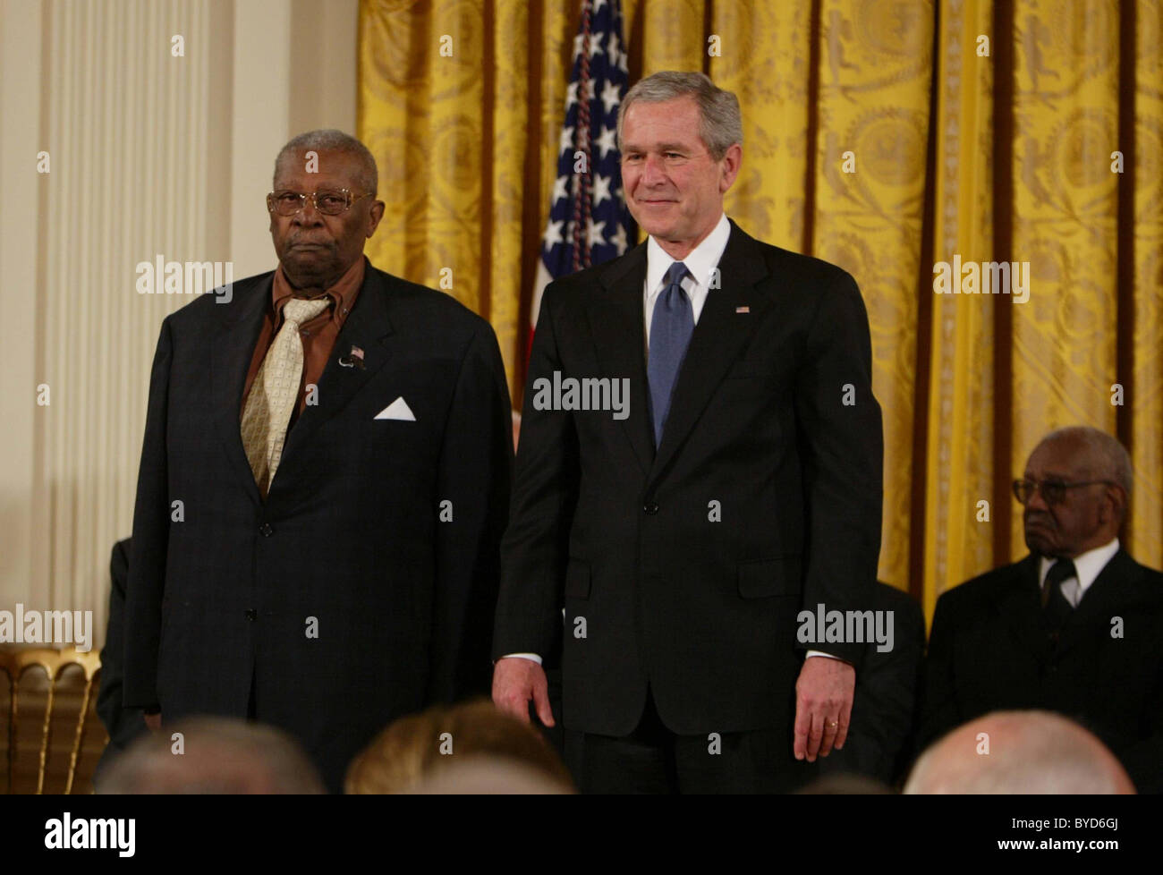 B.B. King and President George W. Bush President George W. Bush ...