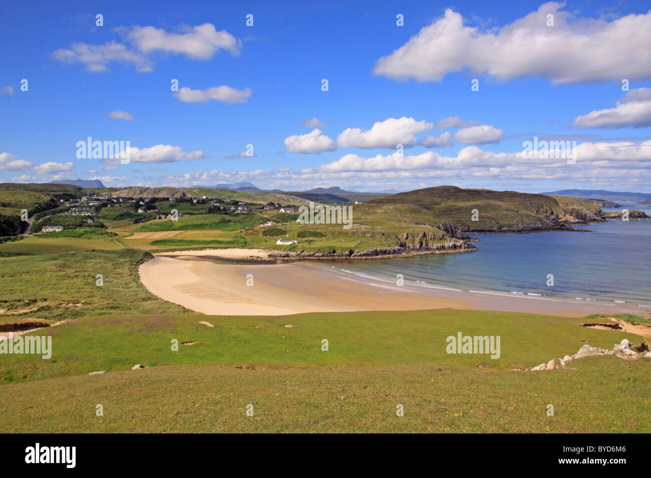 UK Scotland Sutherland Highland Bettyhill Farr Bay Stock Photo - Alamy