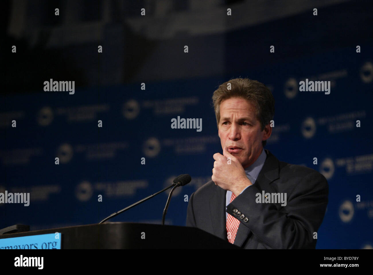 Senator Norm Coleman of Minneapolis at the US Conference of Mayors ...