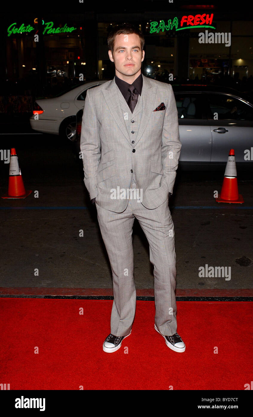 Chris Pine Los Angeles Premiere of 'Smokin' Aces' held at the Grauman's ...