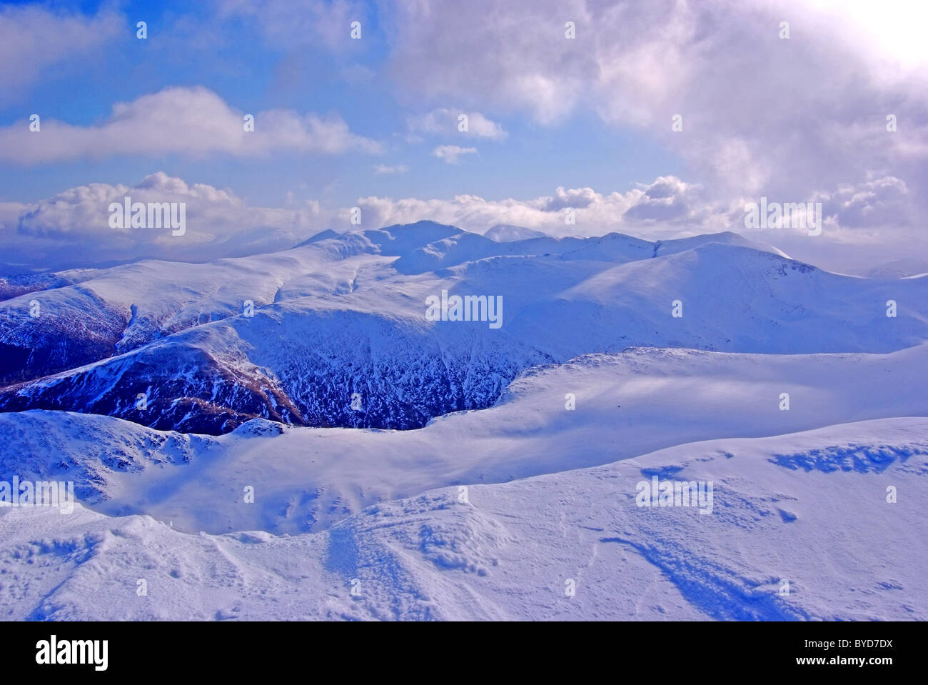 UK Scotland Inverness-shire Lochaber Nevis Range Ski Area on the ...
