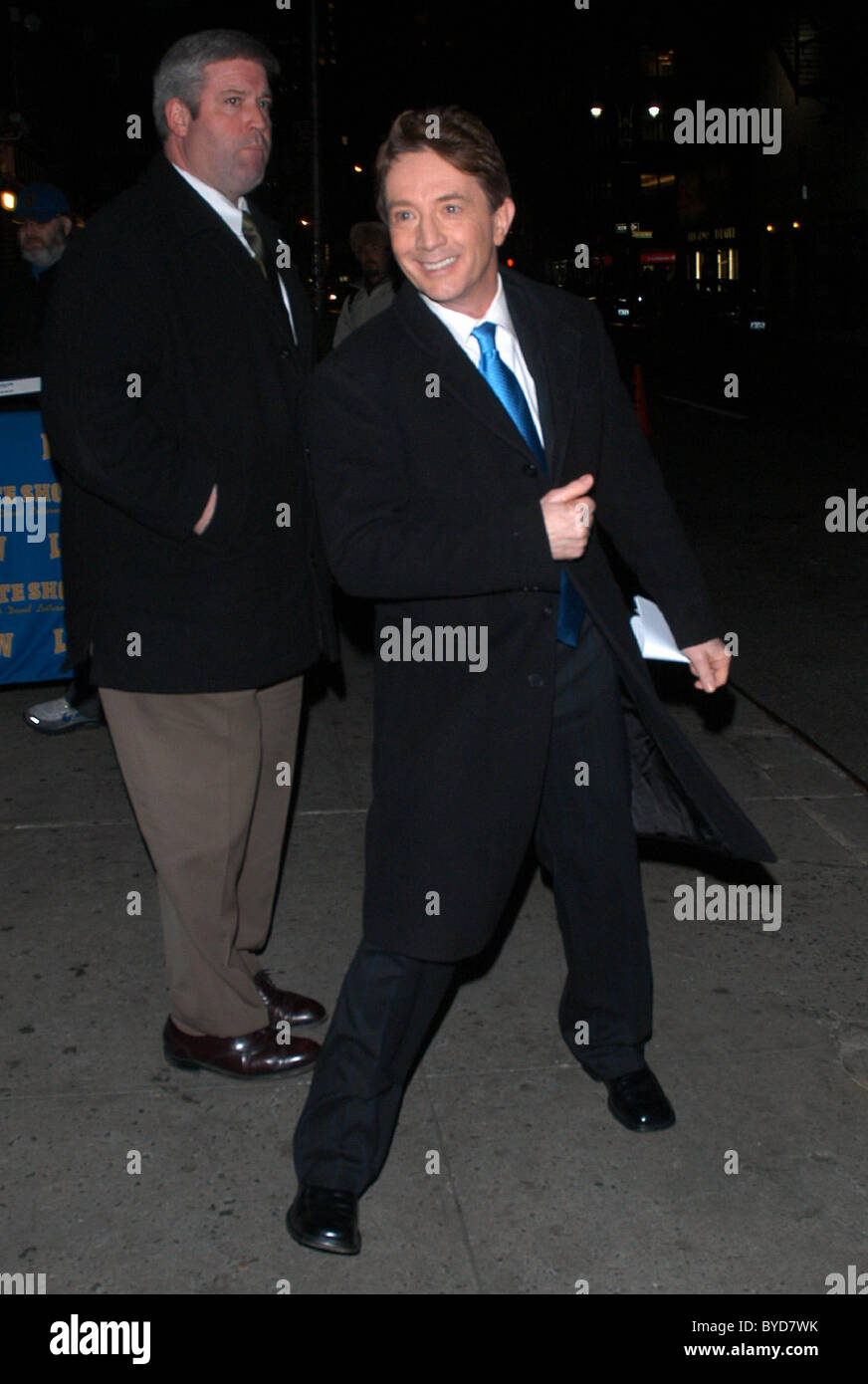 Martin Short Celebrities outside the Ed Sullivan Theatre for 'The Late ...