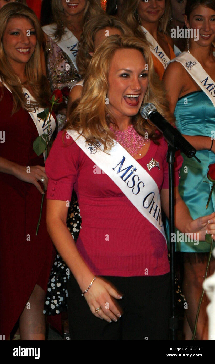 Miss Ohio 2007 Miss America Contestants Arrival Ceremony held at ...