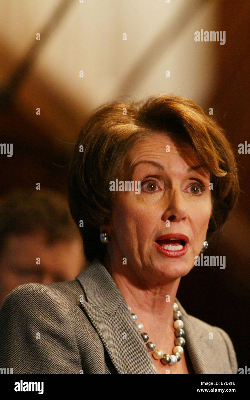 America's First Woman Speaker of the House Nancy Pelosi spoke with Senate Majority Leader Harry ...