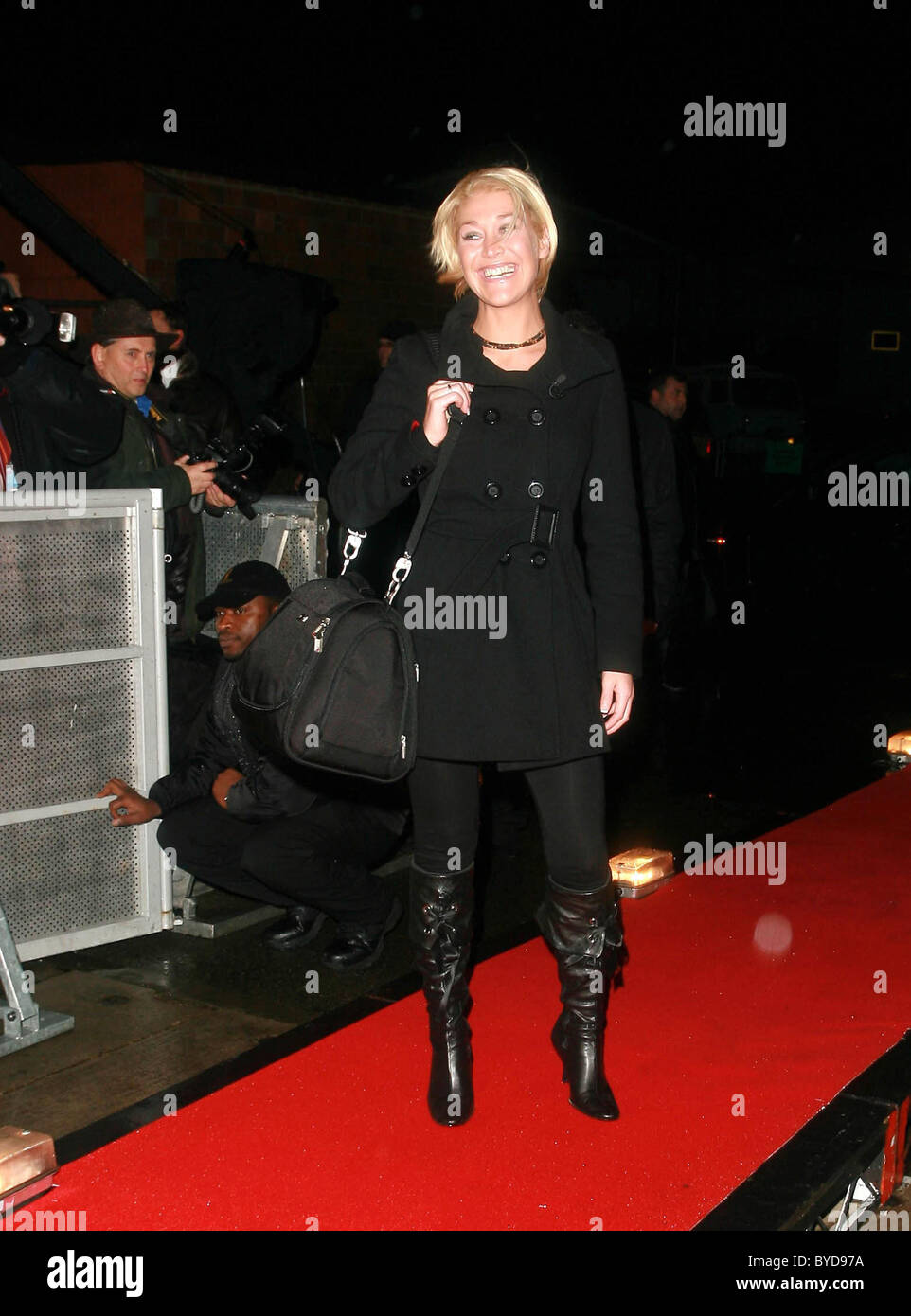 Jo O'Meara arrives for Big Brother 2007 at Elstree Studios London ...