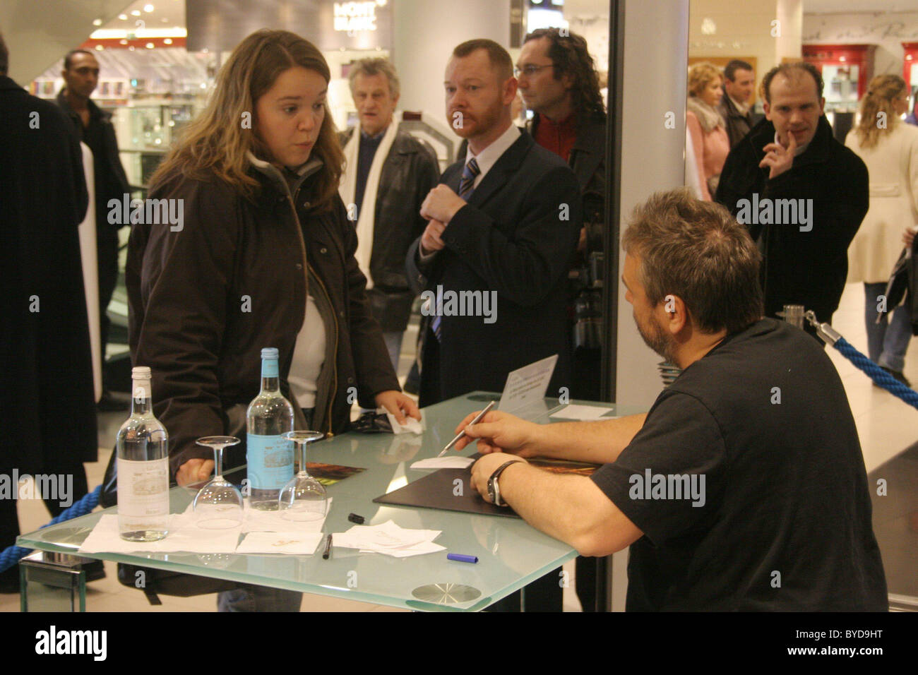Luc Besson signing his book "Arthur und die Minimoys" ("Arthur and the ...