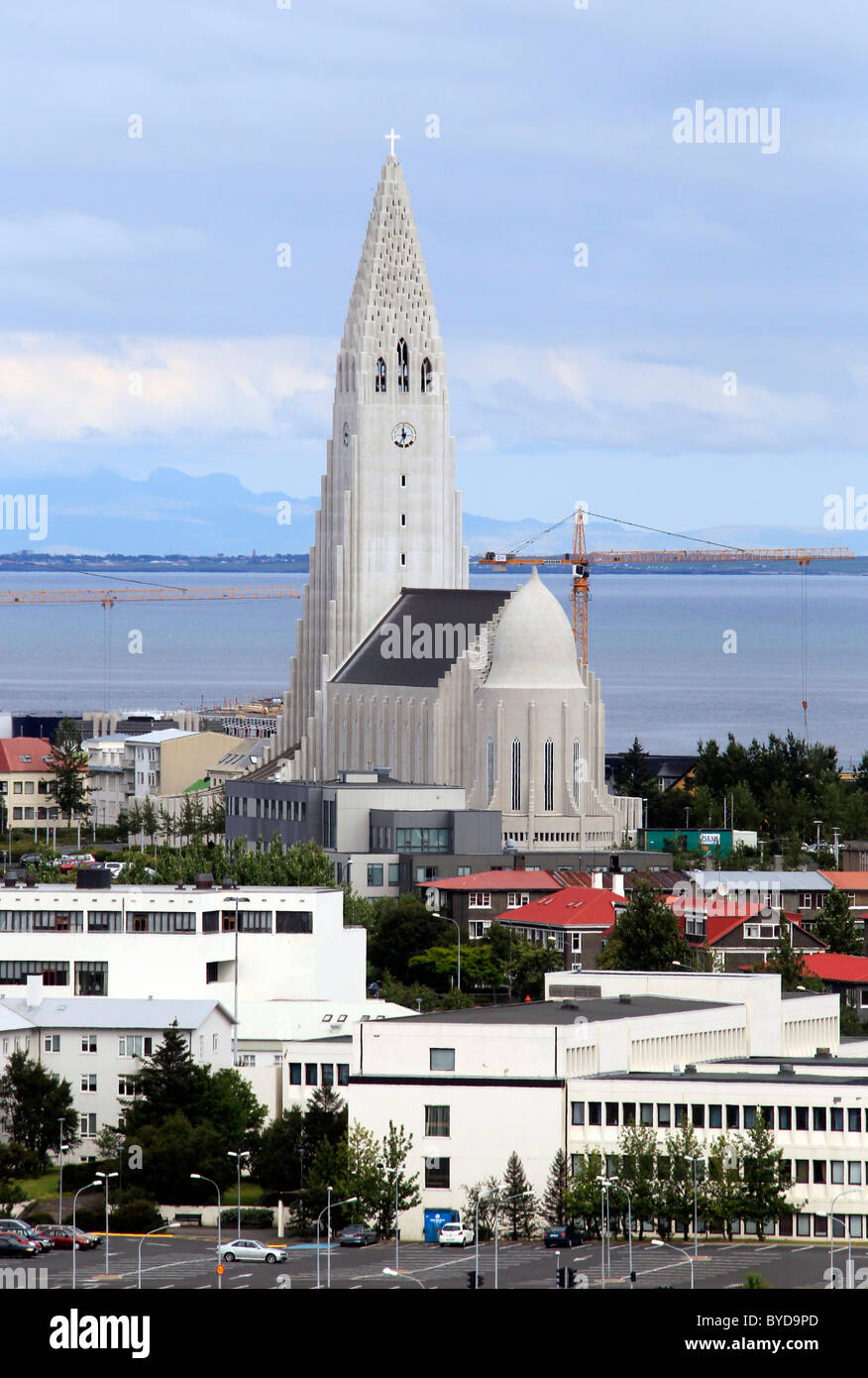 Hallgrimskirkja, church of Hallgrimur, Reykjavik, Iceland, Europe Stock ...
