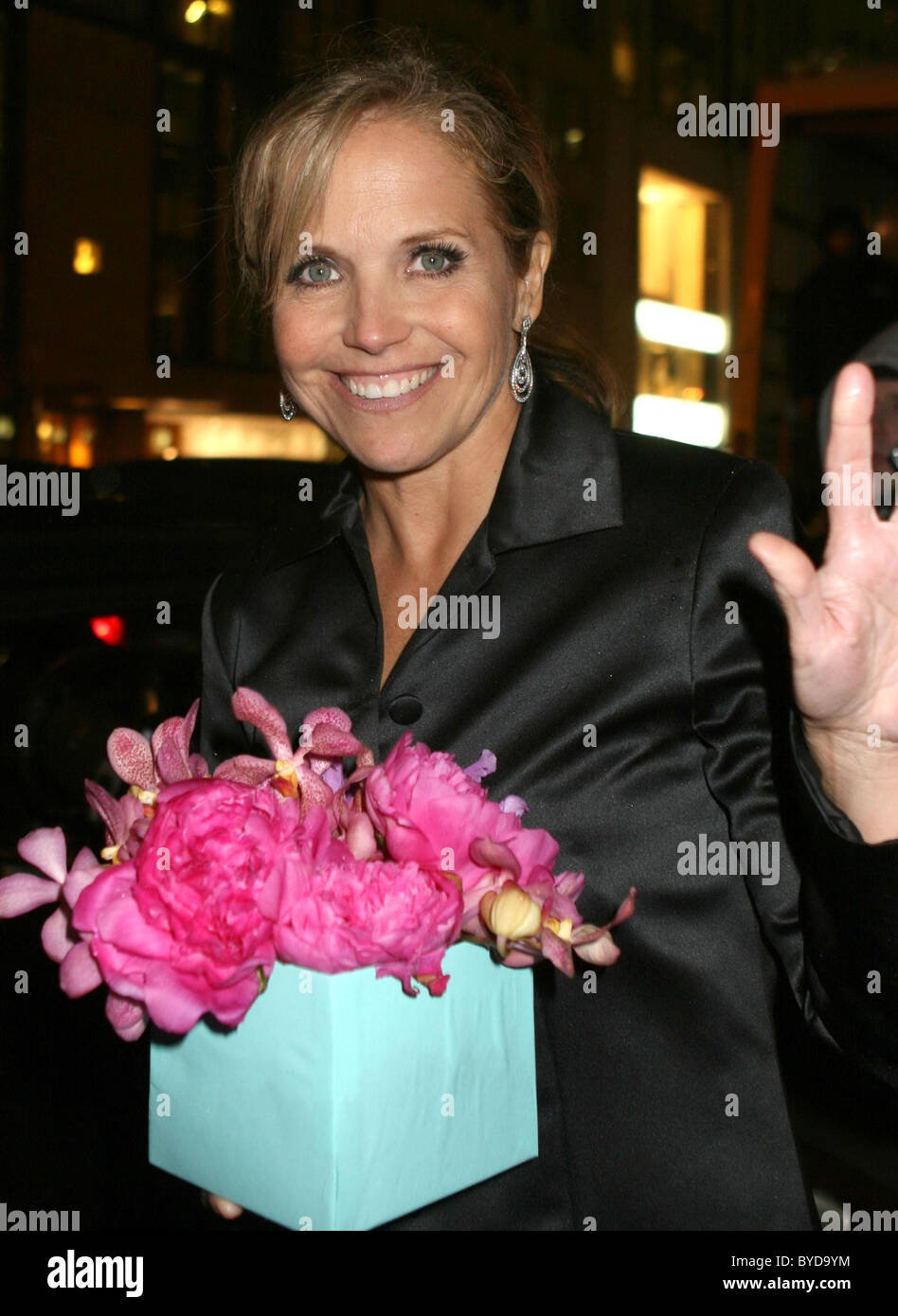 Katie Couric Katie Courics 50th Birthday Party held at Tiffanys New ...