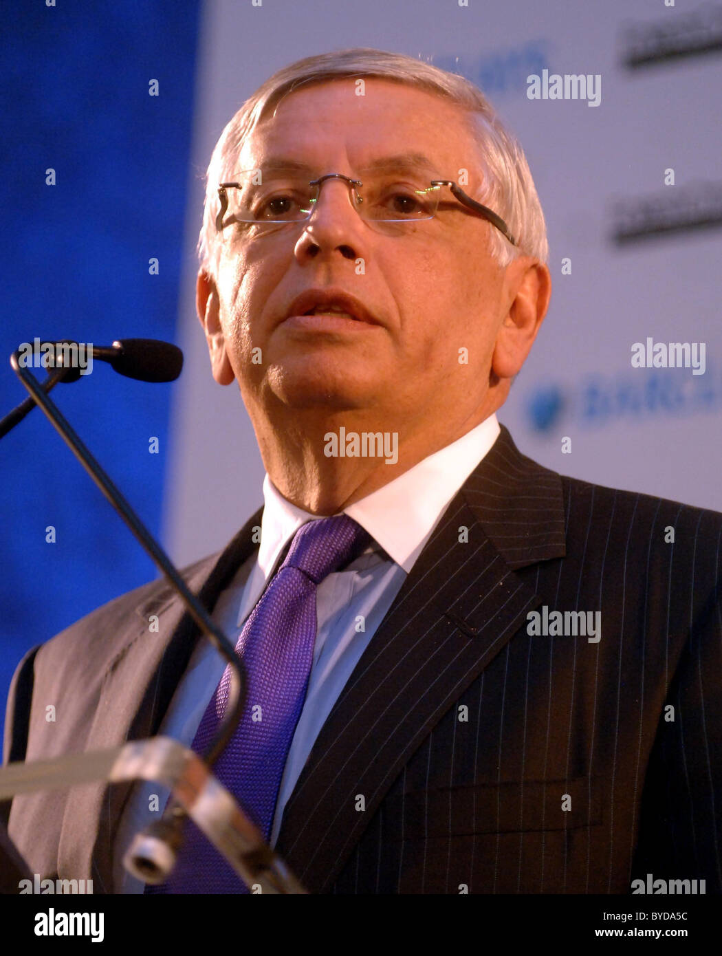 NBA commissioner David Stern at the Brooklyn Museum for the naming of ...