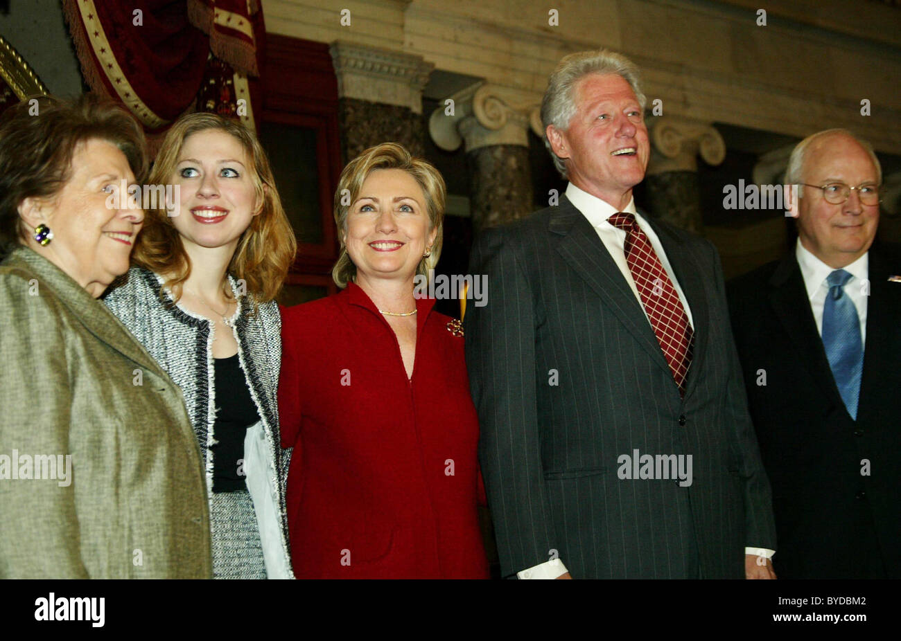 The Clintons Vice President Cheney swore in elected Senators joined by ...