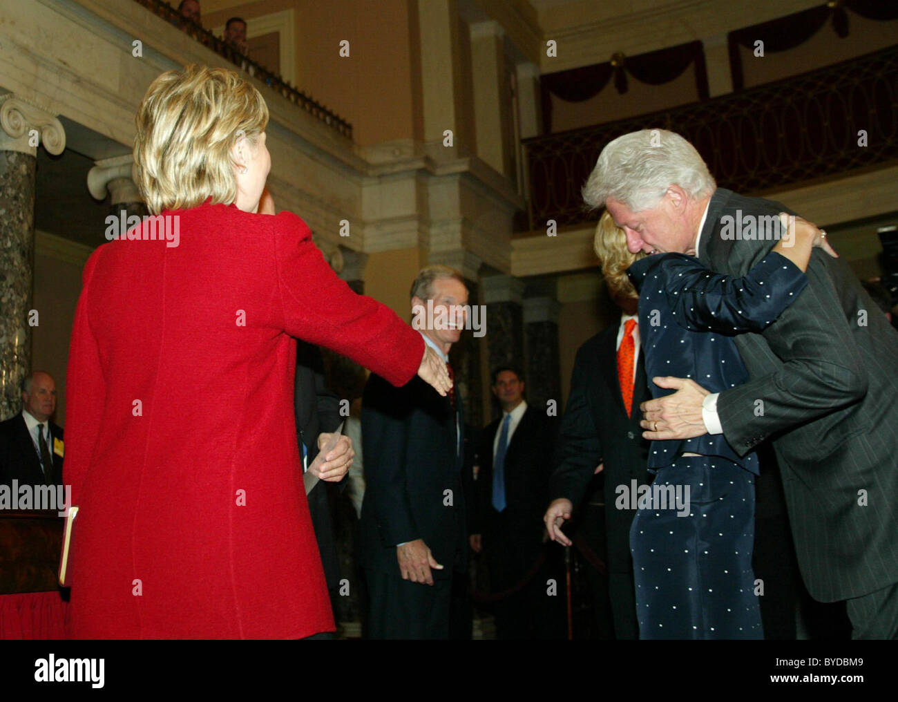Hilary and Bill Clinton Vice President Cheney swore in elected Senators ...