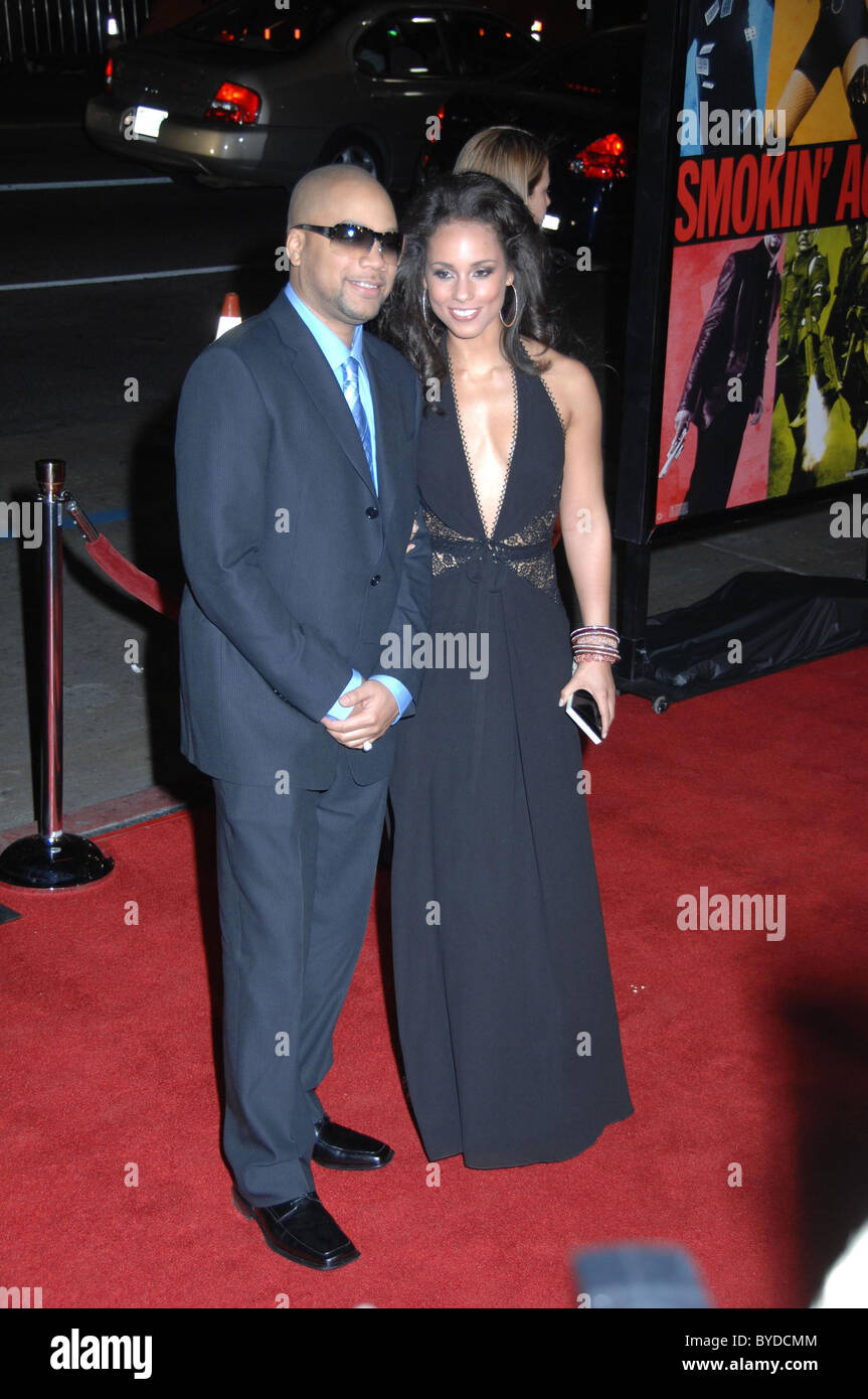 Kerry Brothers and Alicia Keys World Premiere of 'Smokin' Aces' held at ...