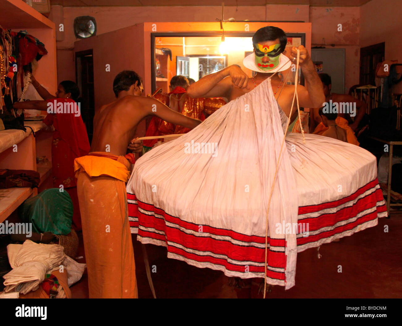 Kathakali, a classical Indian dance-drama, temple dance, Kerala ...